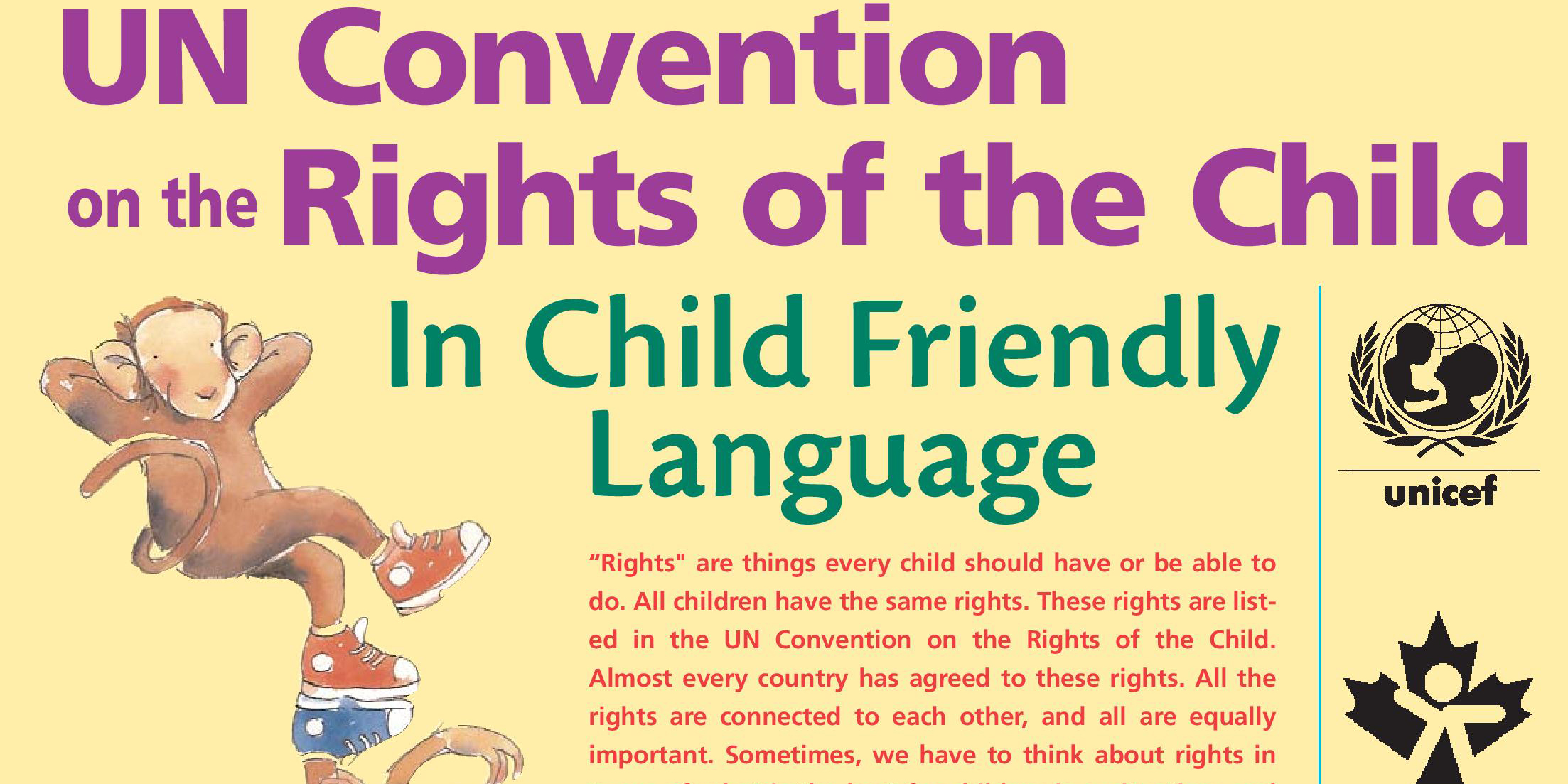 UNCRC CHILD FRIENDLY VERSIONS Child Rights Coalition Asia