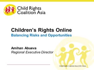 CHILDREN’S RIGHTS ONLINE — BALANCING RISKS AND OPPORTUNITIES - Child ...
