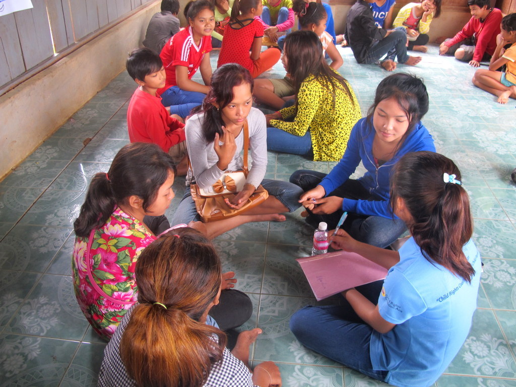 Children Group Discussion