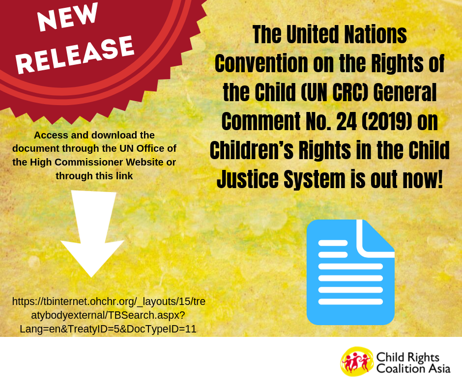 UN CRC General comment No. 24 (2019) on children’s rights in the child ...