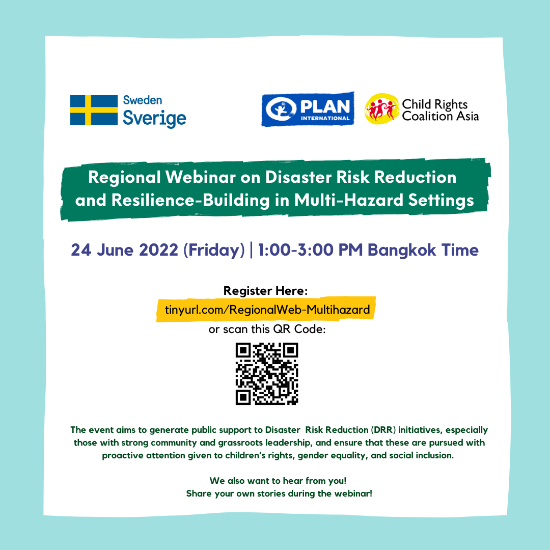 Regional Webinar on Disaster Risk Reduction (DRR) and Resilience ...